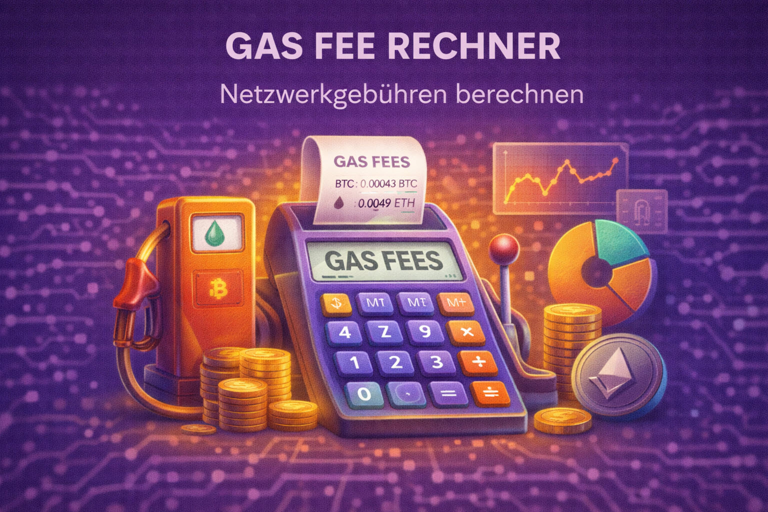 Gas Fee Rechner - Netzwerkgebühren berechnen und sparen